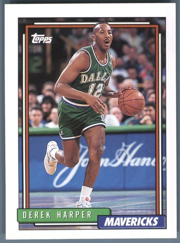 1992-93 Topps Dallas Mavericks Derek Harper #93 | eBay