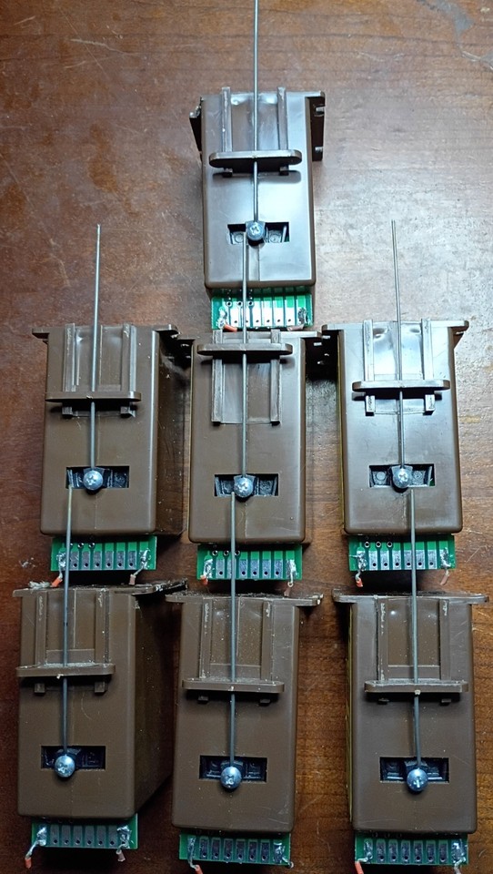7-Model Railroad Circuitron 800-6200 Smail Switch Machines DCC Equipped ...