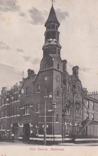 London Postcard - Fire Station, Battersea (Battersea Bridge) Posted ...