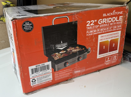 Blackstone 22" Tabletop Griddle with Hood model 2205 | eBay