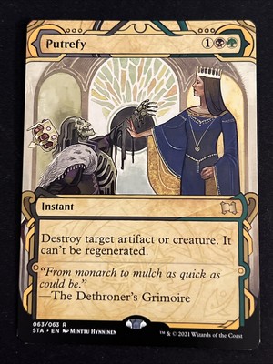 1x Putrefy (063) Strixhaven: Mystical Archives LP MTG Magic the ...