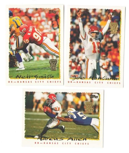 1995 Topps Team Set w/ Carolina Panthers Inaugural Logo - KANSAS CITY ...