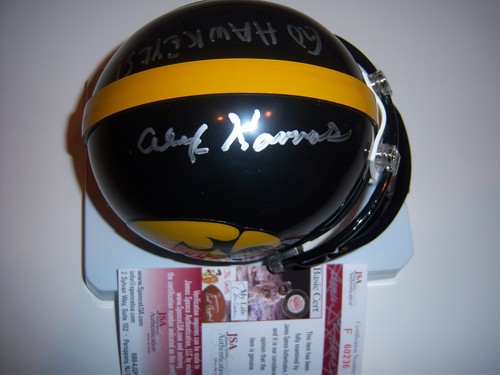 ALEX KARRAS IOWA HAWKEYES,DETROIT LIONS LAST ONE JSA/COA SIGNED MINI ...