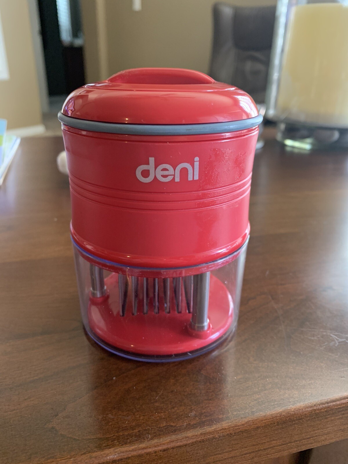 DENI Meat Tenderizer * 56 Blades * Razor Sharp Stainless Steel * Easy ...