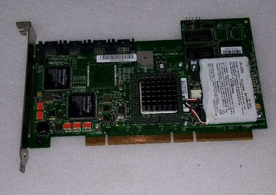 LSI LOGIC MEGARAID SER523 4PORT PCI-X SATA 150/4 RAID CONTROLLER CARD 64BIT | eBay