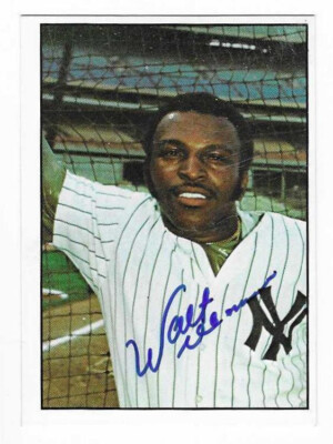WALT WILLIAMS 1975 SSPC AUTOGRAPHED SIGNED # 21 NEW YORK YANKEES ...