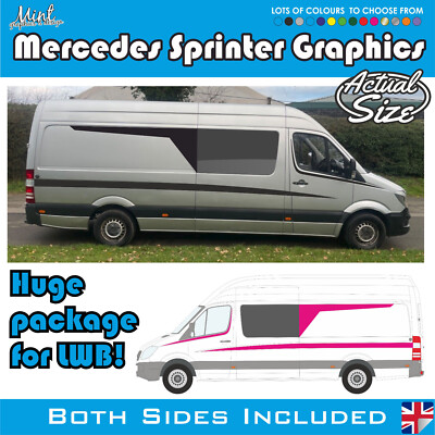 Mercedes Sprinter LWB Camper MOTORHOME Sporthome Decals Stickers ...