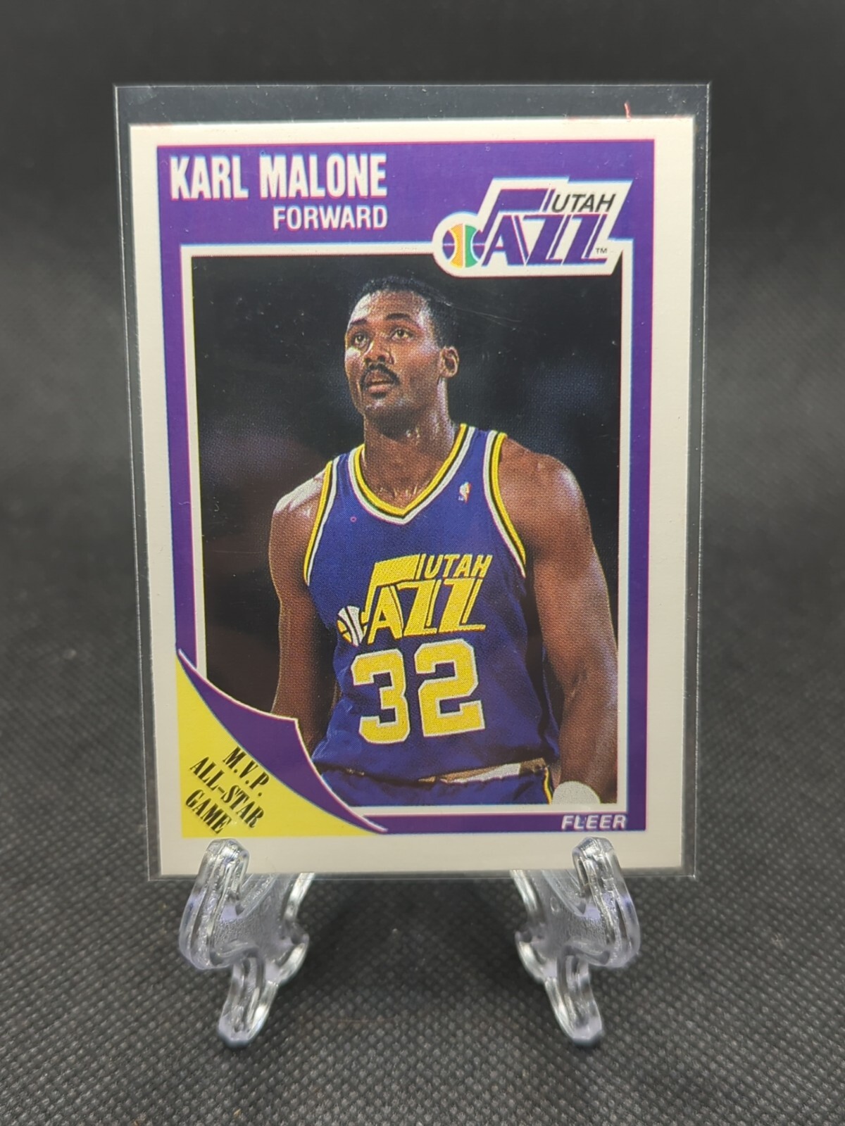 1989-90 Fleer Karl Malone #155 Basketball Card Utah Jazz HOF | eBay