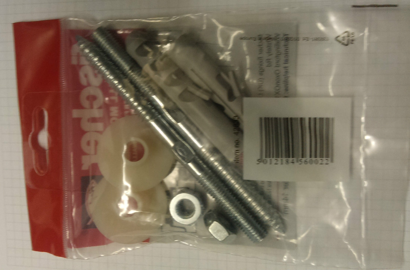 Fischer WST 140 wall mounted basin & pedestal fixing kit. FREE POSTAGE ...