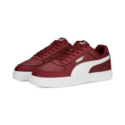 Puma Caven Damen Rot Schuhe Sportschuhe Leder Sneaker Turnschuhe 380810 ...