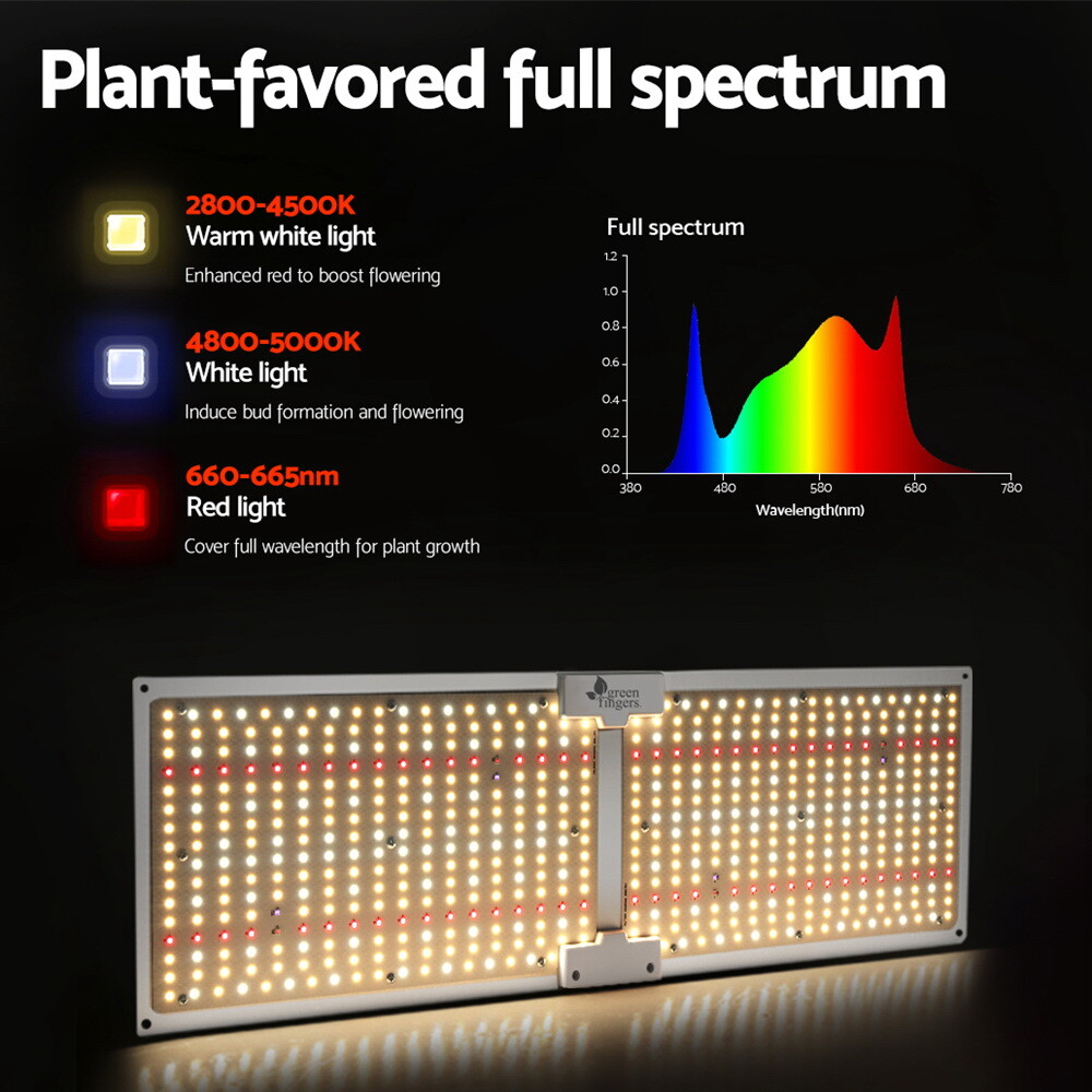 Greenfingers Max 3000W Grow Light LED Full Spectrum Indoor Plant All ...