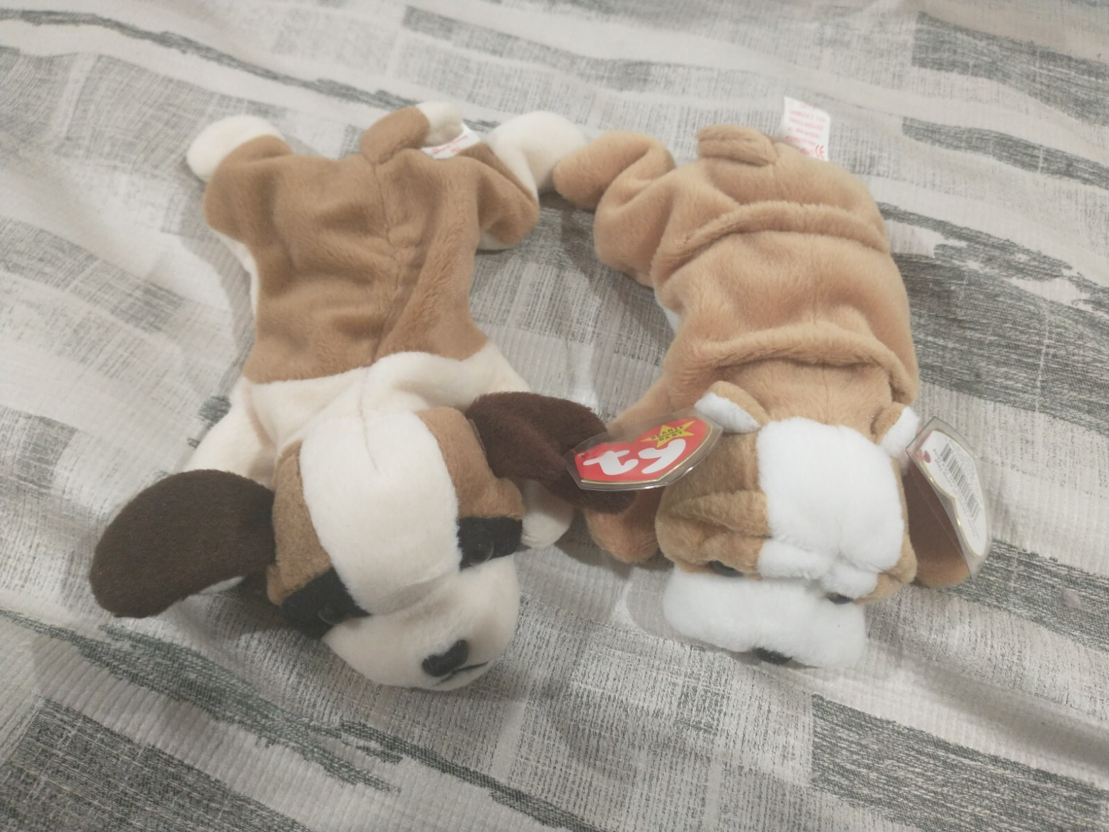 Ty Beanie Babies Bernie St Bernard Dogs Wrinkle Bulldog Mwmt | eBay