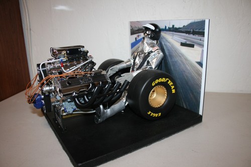 TOP FUEL DRIVER DIORAMA 1/6 SCALE 427 SOHC NITRO GASSER CACKLEFEST ...