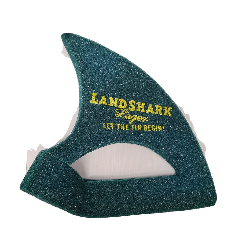 Vintage Margaritaville Landshark Lager Beer Foam Shark Fin Hat Let The ...