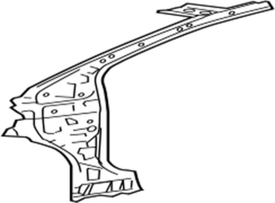 61023-52140 Toyota Pillar sub-assy, front body, inner rh 6102352140 ...