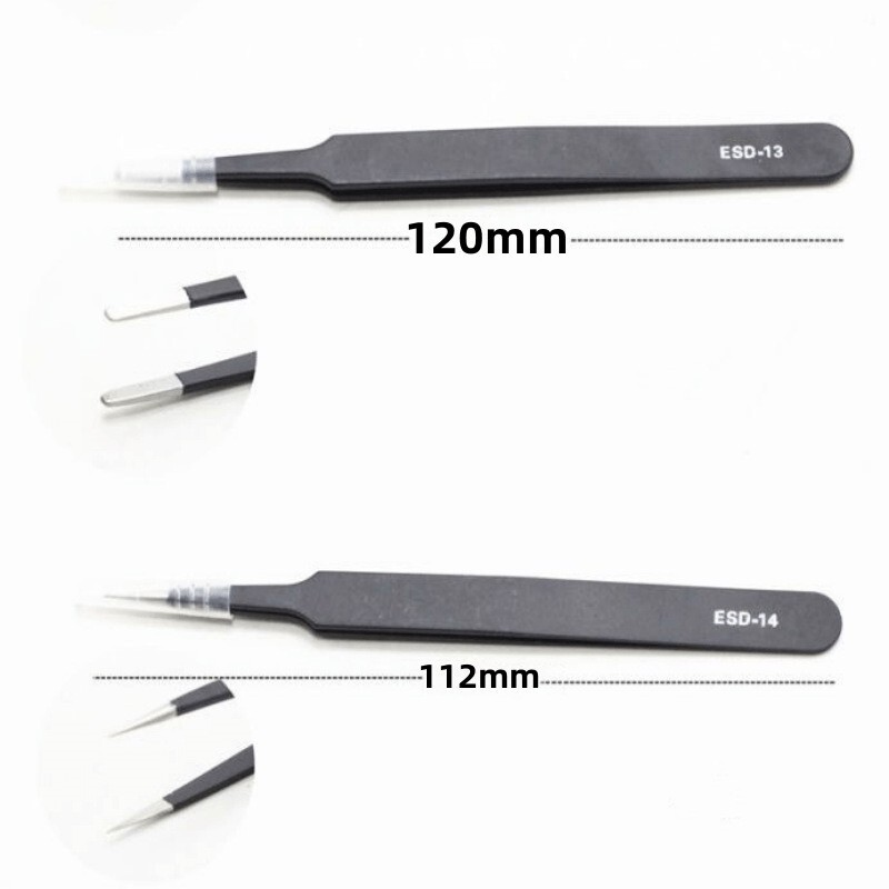Pointy Tweezers Stainless Steel Anti Static Tweezers 5 Pecs Set Hoki At ...