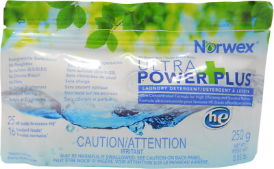 Norwex Ultra Power Plus Laundry Detergent - 250g / .55 lbs. - 25 HE ...