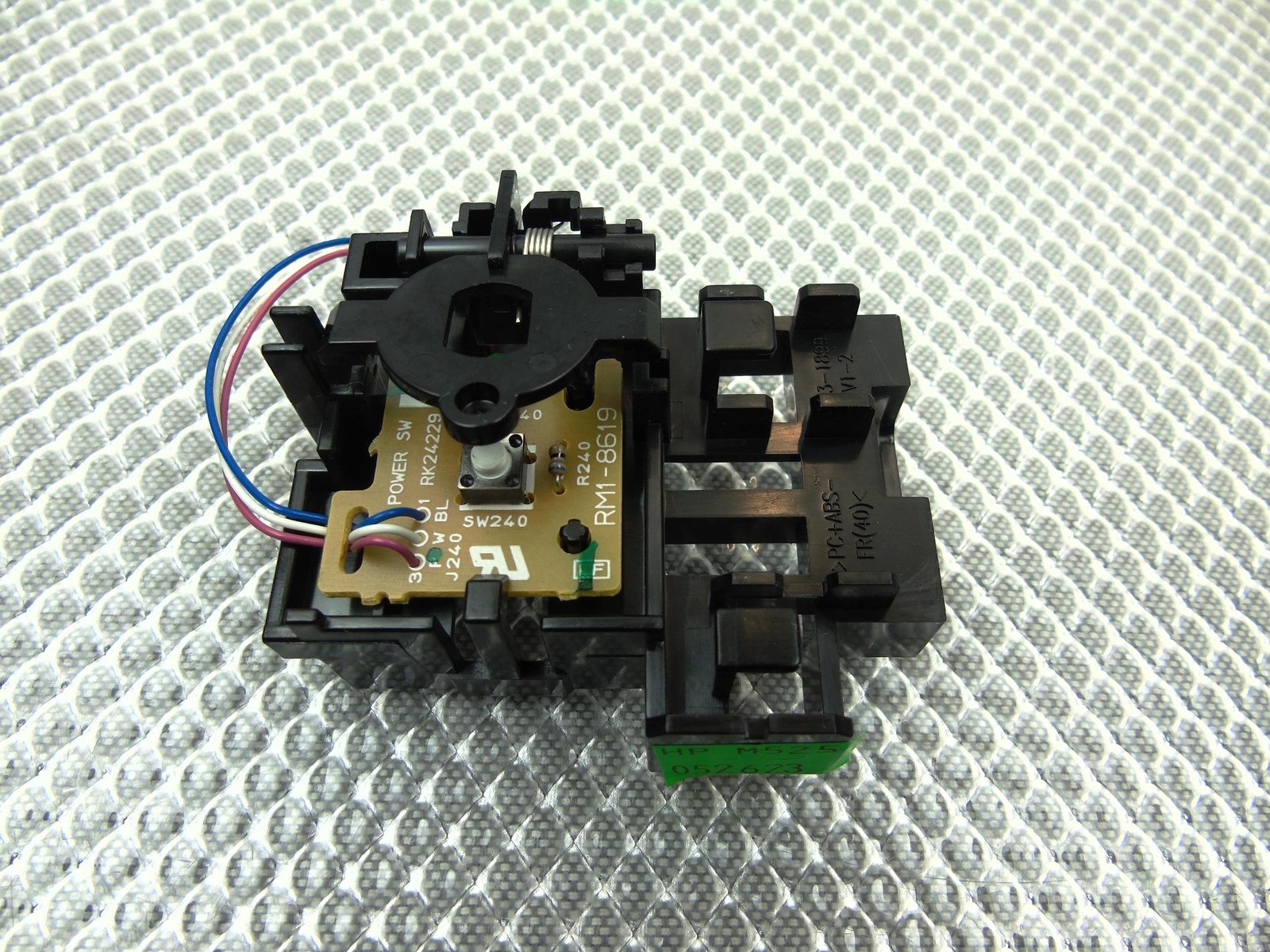 HP LaserJet 500 MFP M525 Printer Power Switch Assembly - RM1-8619 RK2 ...