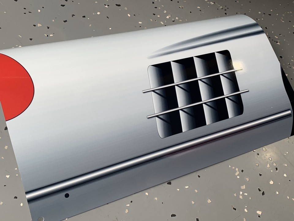 WOW!!!Curved Mercedes 300SL Gullwing Fender Style Wall Decor Garage ...