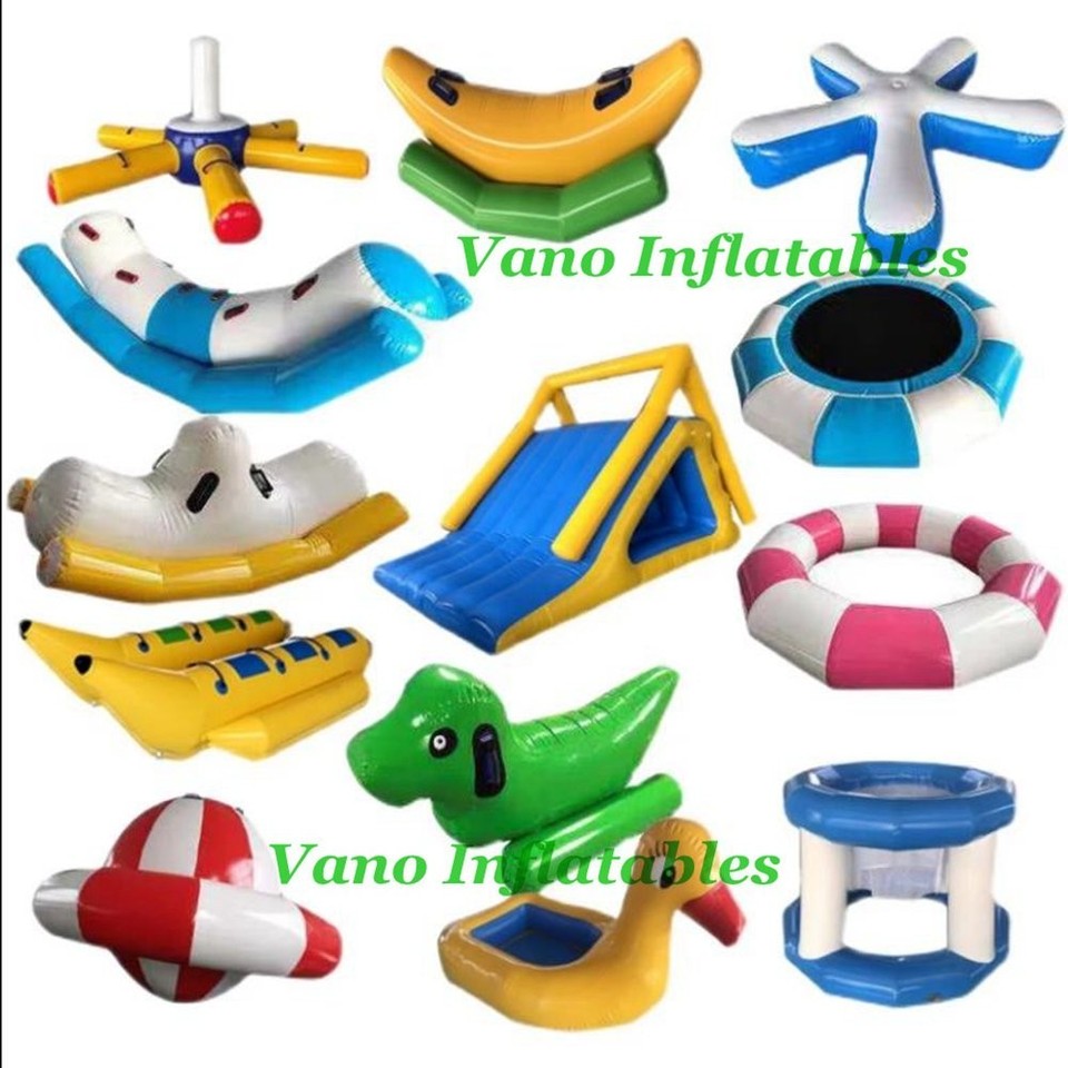 Vano Commercial Inflatable Otter Pool Float Water Riding Toy 6ft x 4ft ...