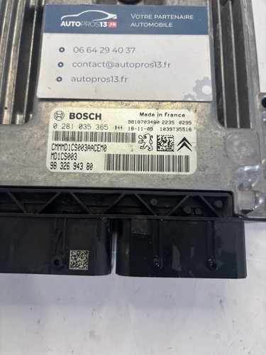MD1CS003 ECU CALCULATEUR MOTEUR A DECODER PEUGEOT CITROEN 0281035365 ...