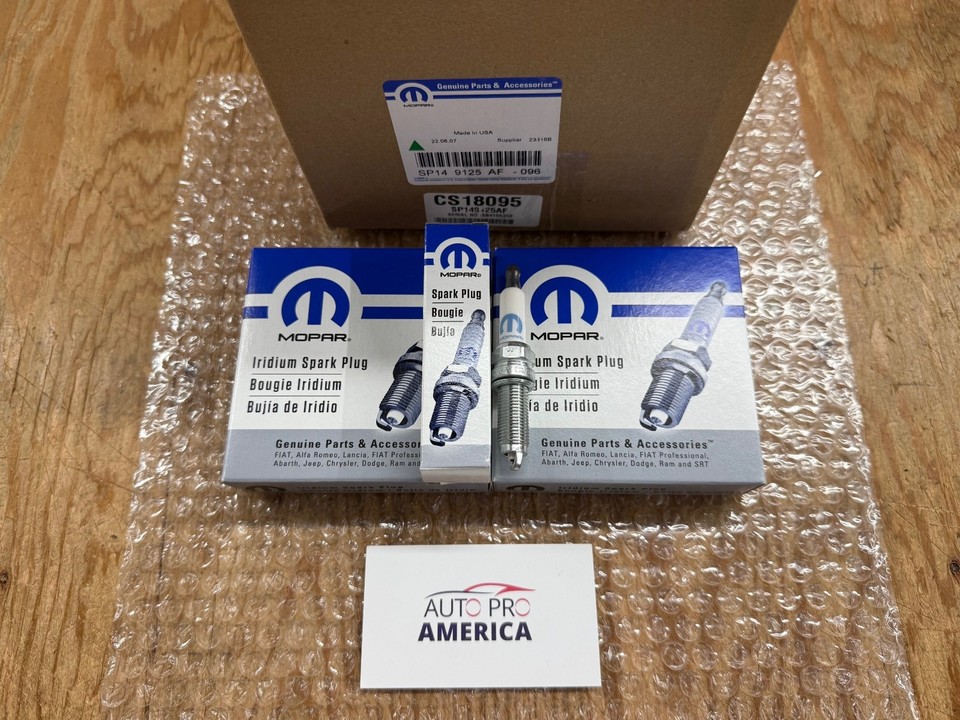 11-24 Jeep Iridium Spark Plugs 3.6L ENGINE PENTASTAR SP149125AF (8pcs ...