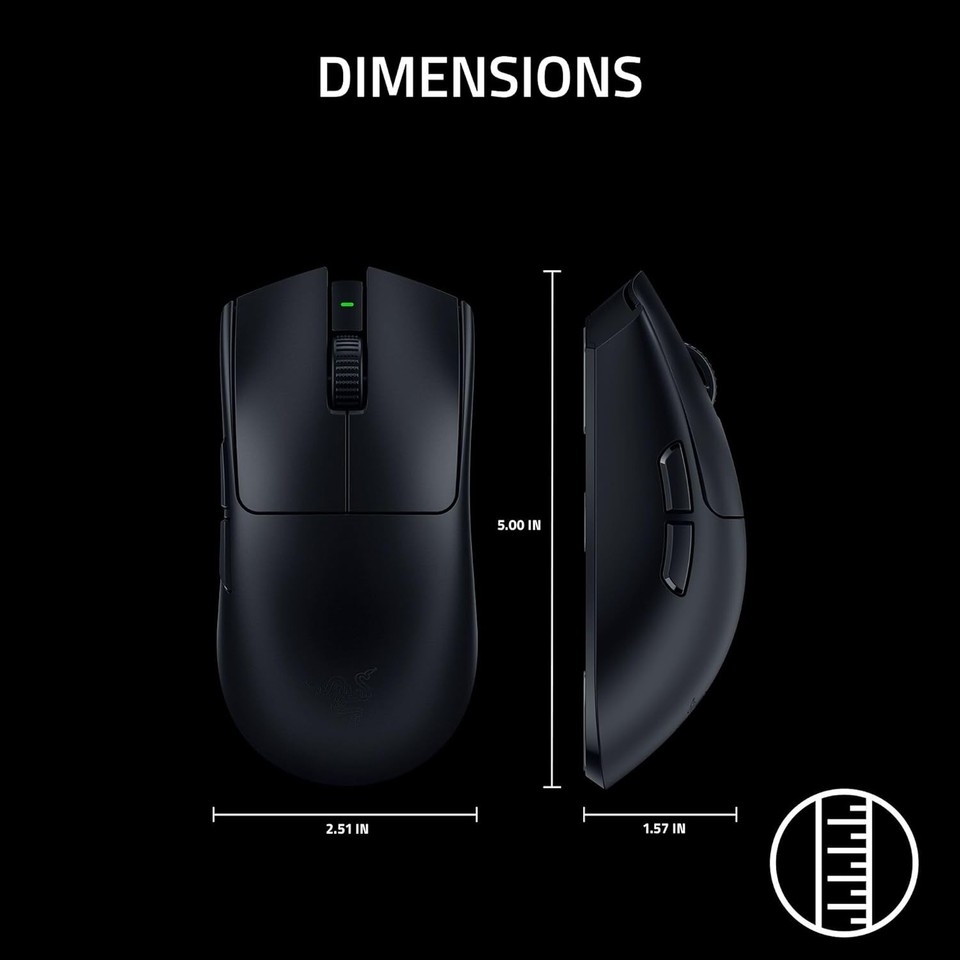 Razer Viper V3 Pro SE Wireless & Wired Gaming Esports Mouse Lightweight ...