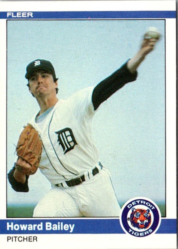 1984 Fleer Howard Bailey #75 Detroit Tigers Baseball Card | eBay