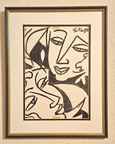 George Keyt Original Painting (Ceylon, Sri Lanka Art) Ink Painting | eBay