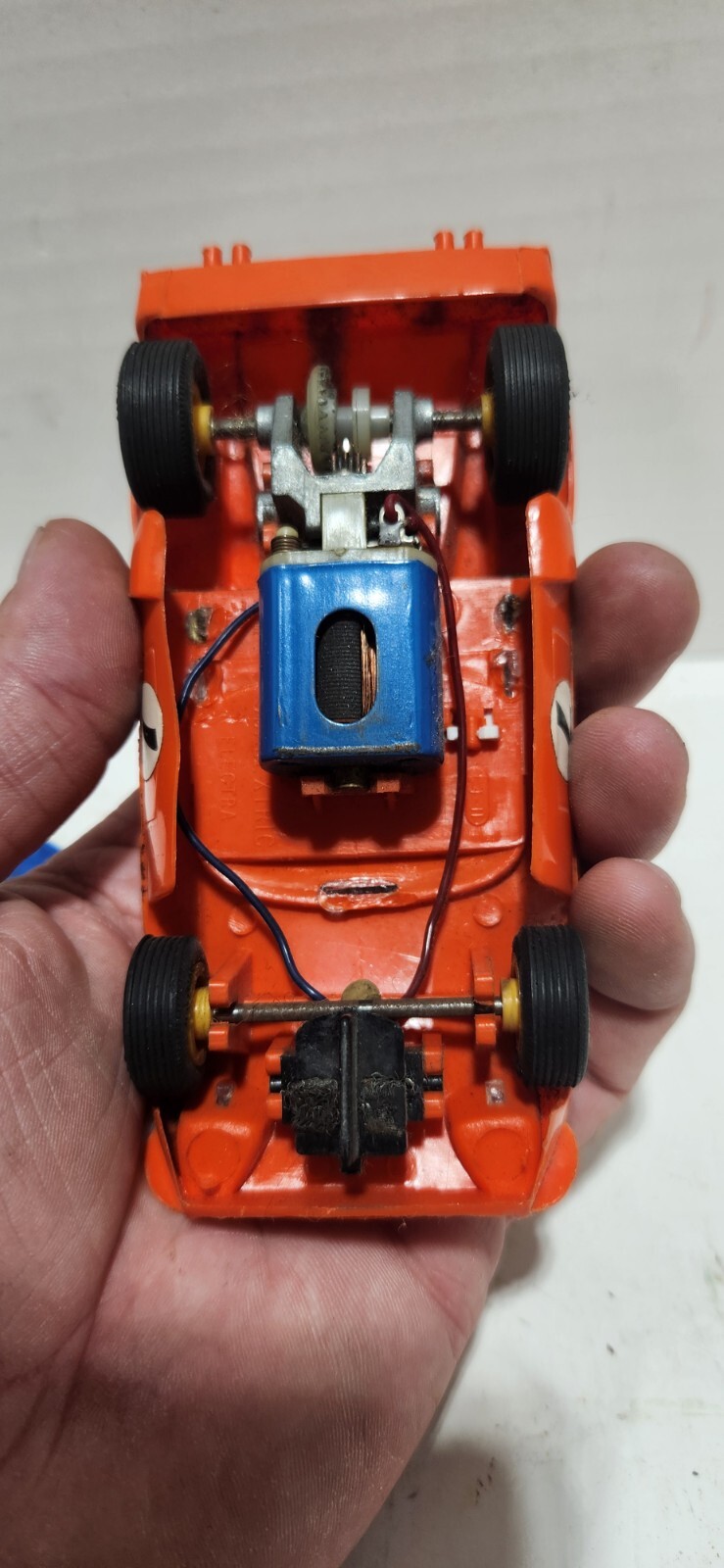 Vintage Eldon Slot Cars Racing 1/32 Slot Car set with Track And 2 ...