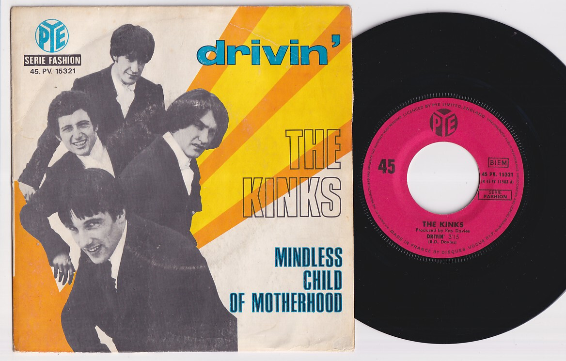 The KINKS * Drivin' * 1969 French 45 * MOD FREAKBEAT * Listen! | eBay