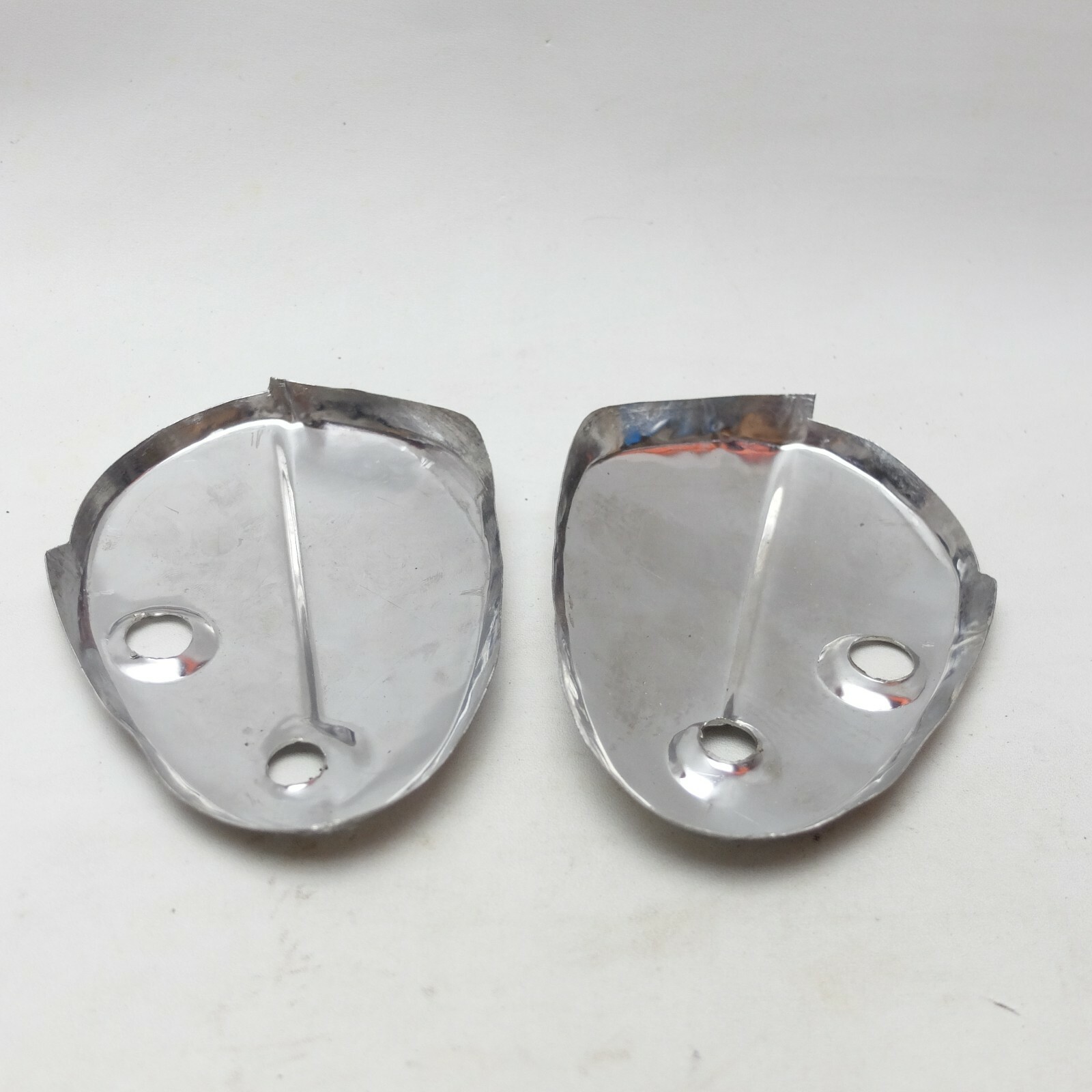 Fits For HONDA C50 C65 C70 C90 FRONT FORK LOWER COVER CHROME | eBay