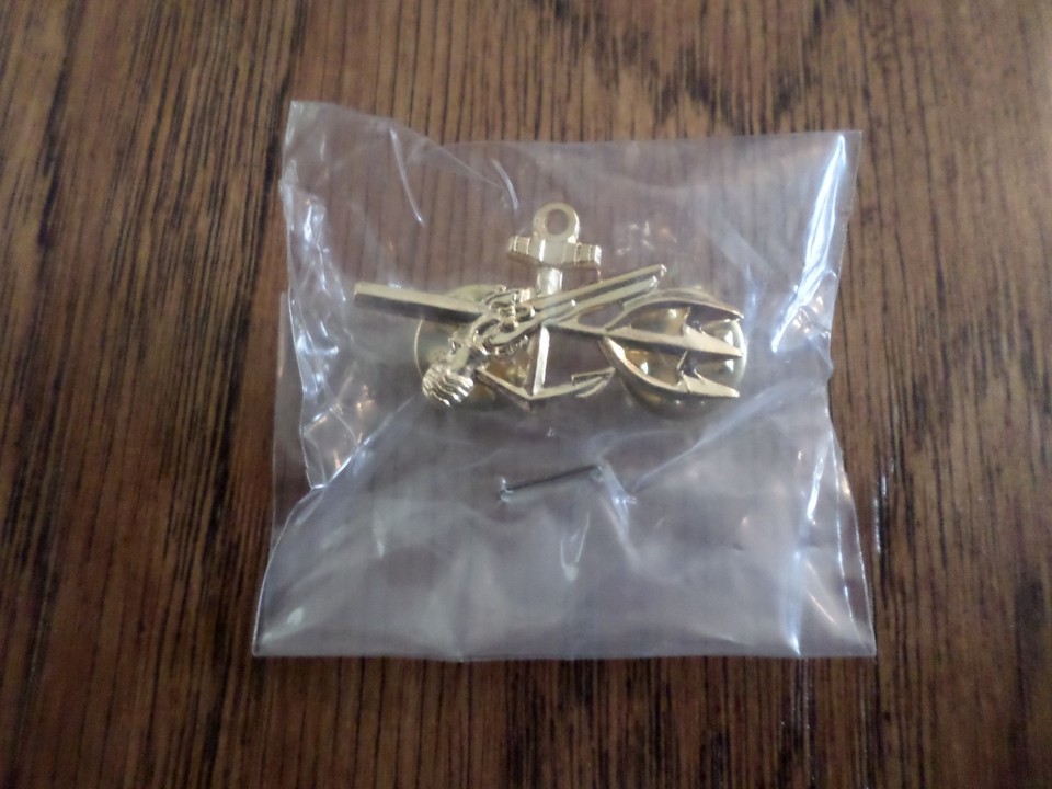U.S MILITARY NAVY GOLD OFFICERS UDT HAT LAPEL PIN MINIATURE | eBay