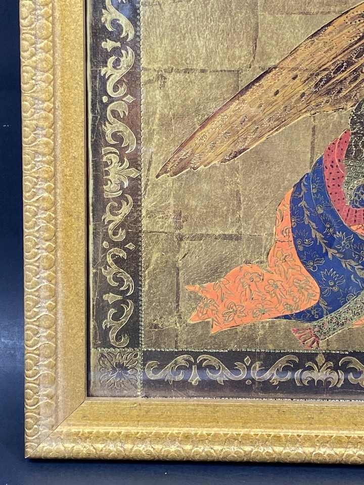 VTG Kay Jackson Guardian Of Innocence Angel Art Print Wood Frame Bombay ...