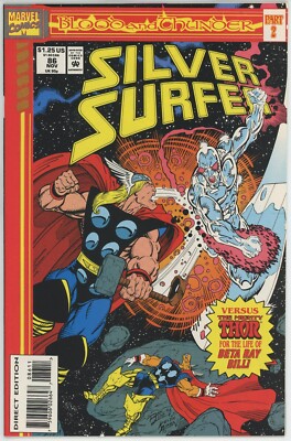 Silver Surfer #86 (1987) - 9.6 NM+ *Blood and Thunder* | eBay
