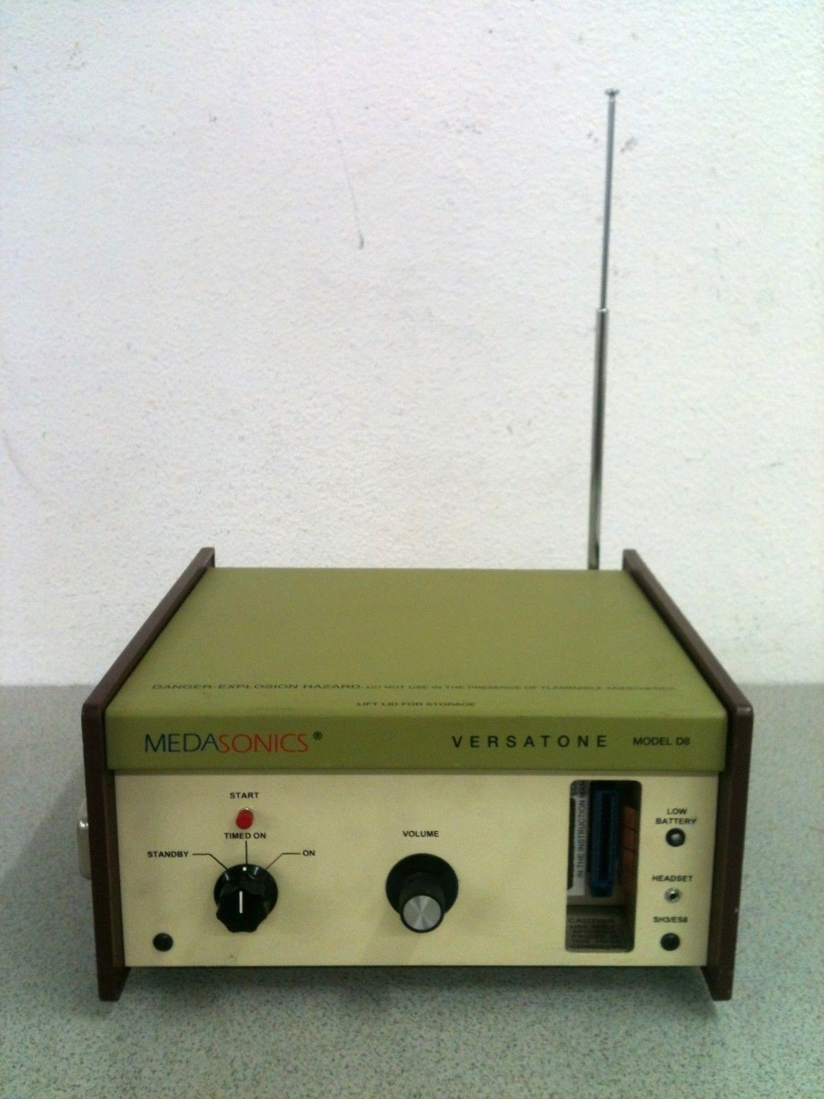 MEDASONICS VERSATONE DOPPLER ULTRASOUND MODEL D8 WITH PROBE | eBay