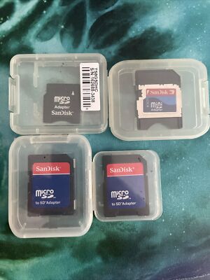 SANDISK MICRO SD TO SD SDHC SDXC ADAPTERS TO FIT 4GB 8GB 16GB 32GB 64GB ...