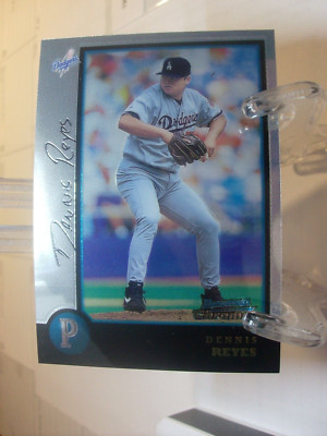 1998 Bowman Chrome Baseball #108 - Dennis Reyes - Los Angeles Dodgers ...