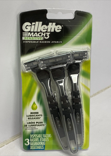 Gillette Mach 3 Disposable Razor Sensitive | eBay
