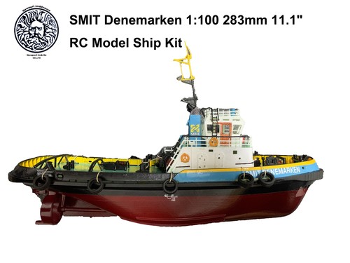 SMIT Denemarken TUG Scale 1:100 283mm v8 RC Model Ship Kit | eBay