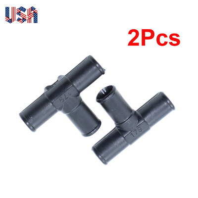 2X Sequoia Coolant T Split Pipe Fit for 98-13 Toyota Sienna 87248-08030 ...