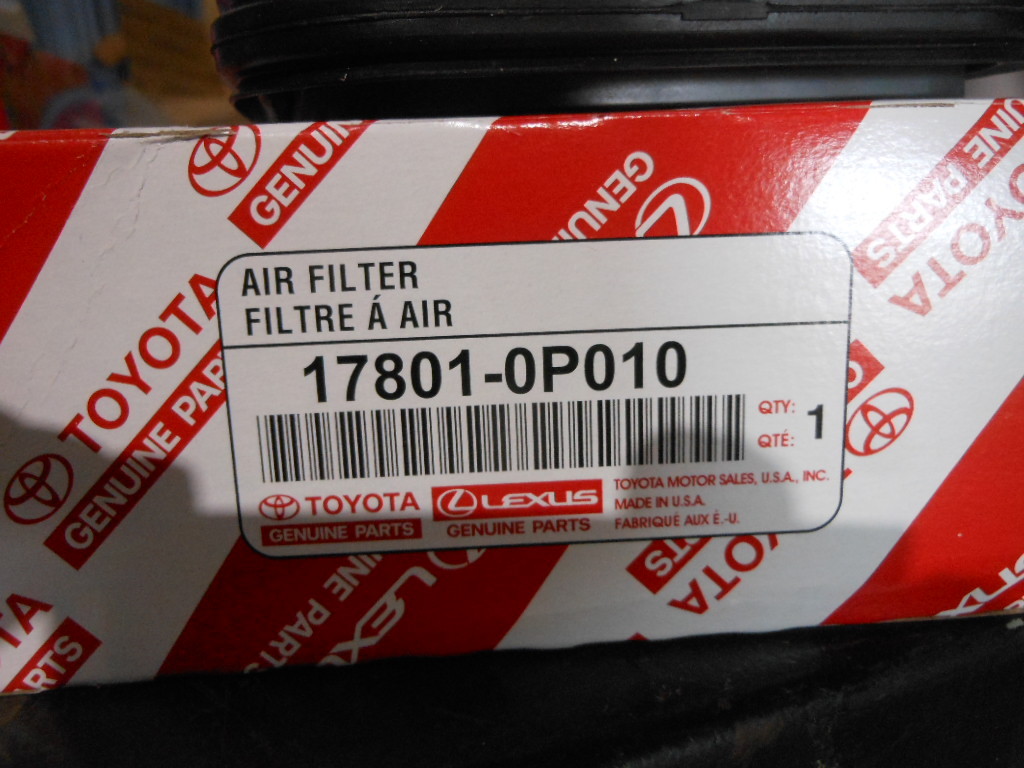 New Toyota OEM Genuine Air Filter Element 4Runner Tacoma Tundra 17801 ...