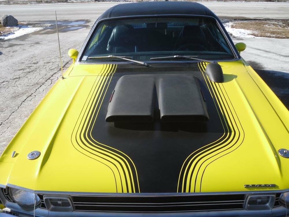 Mopar Fiberglass Hoods 1973 Duster Mr. Sinister: Ross Gordon's Custom