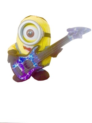 Dis-Minion Bob dances while playing guitar. He sings too! | eBay