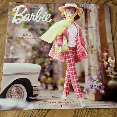 Vintage Barbie 16-month 2004 Calendar - GraphiquedeFrance | eBay