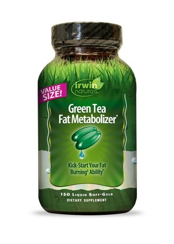 Irwin Naturals Green Tea Fat Metabolizer - Value Size 150 Softgel ...