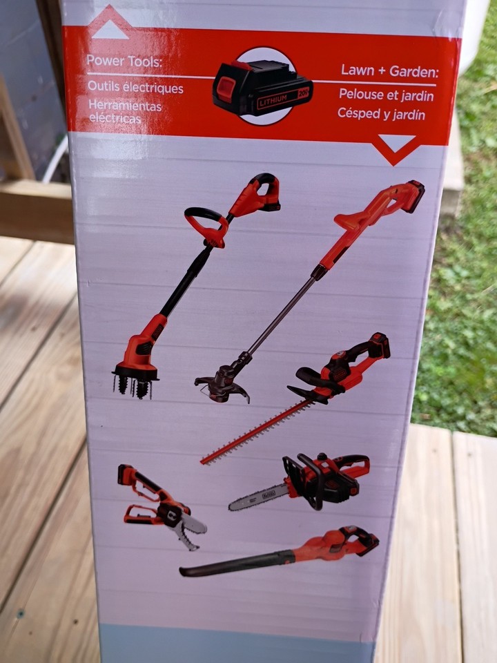 BLACK+DECKER 20V MAX* String Trimmer/Edger Kit, 10-Inch & 1.5Ah Battery ...