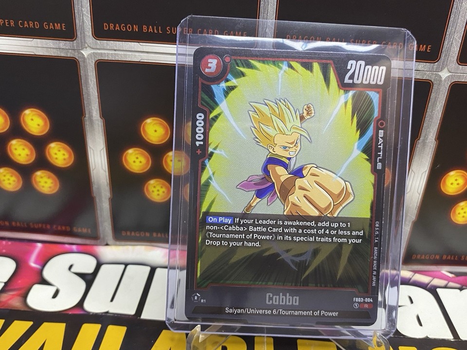 Cabba FB03-004R Foil Dragon Ball Fusion World Mint Rare | eBay