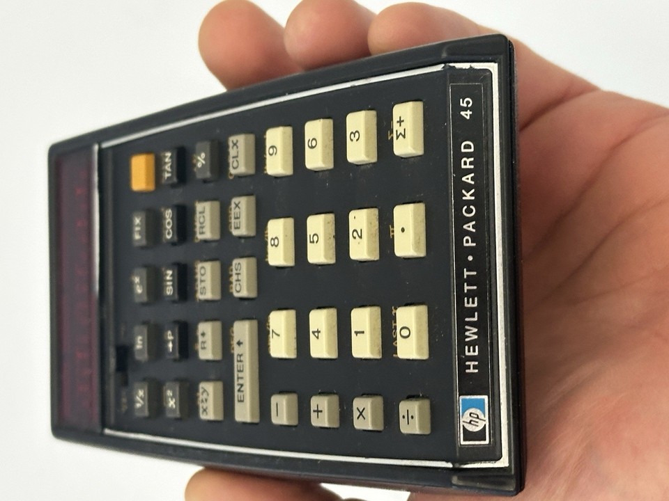 Vintage Hewlitt Packard HP-45 Calculator (UNTESTED, PARTS ONLY) | eBay