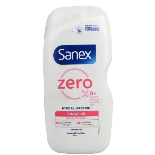SANEX ZERO% SENSITIVE SKIN SHOWER GEL 450ML | eBay
